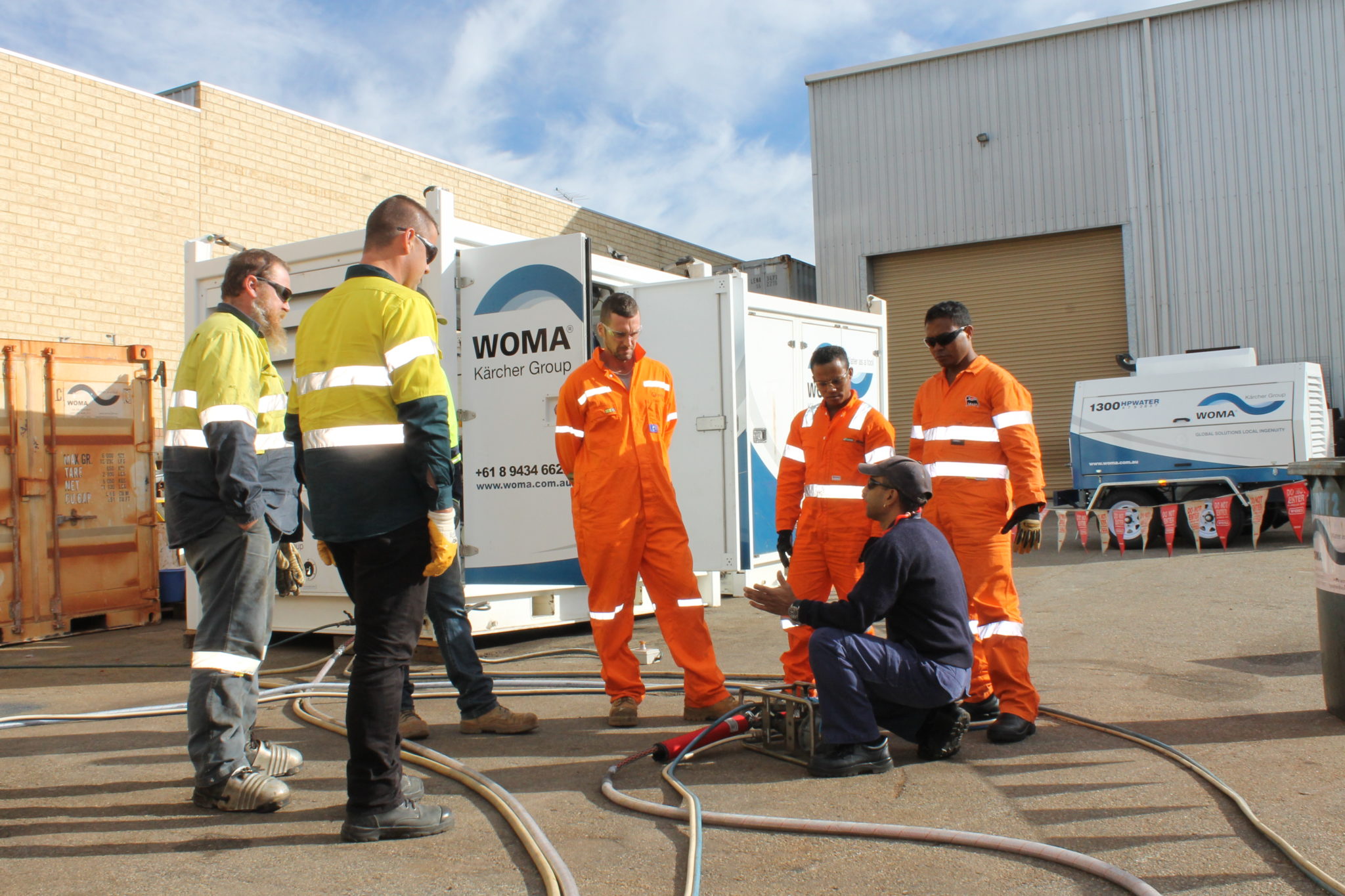 High & Ultra High Water Jetting Pumps & Equipment | WOMA Australia
