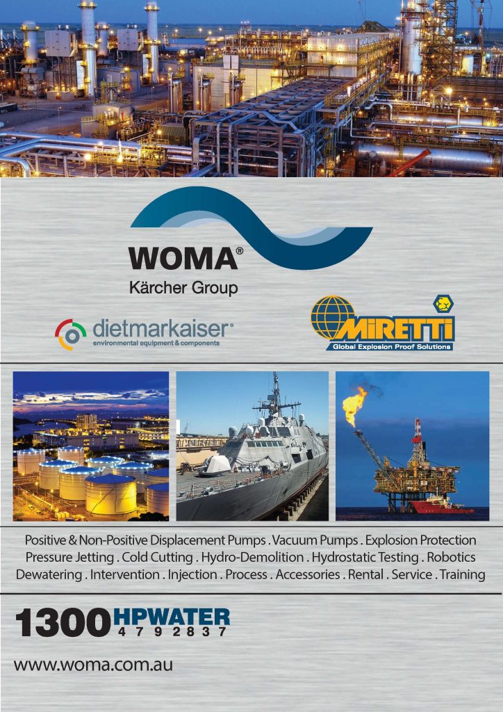 High & Ultra High Water Jetting Pumps & Equipment | WOMA Australia